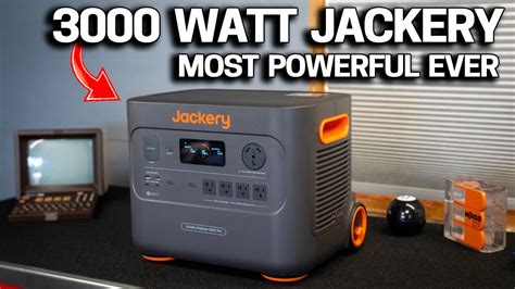 New MONSTER Jackery 3000 Watt Solar Generator Explorer 3000 Pro YouTube