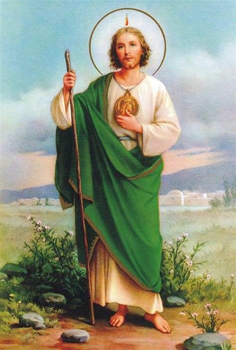 SAN JUDAS TADEO En UN AZULEJO De 20X30cm Amazon Mx Productos
