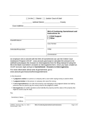 Motions Utah Courts Doc Template Pdffiller