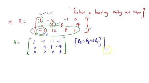 find a sequence of elementary matrices that can be used to write the matrix in row echelon form