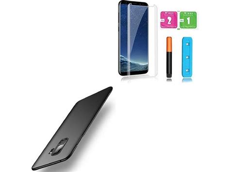 Kit Capa Película de Vidro Nano Curved UV e Suporte Magnético Auto