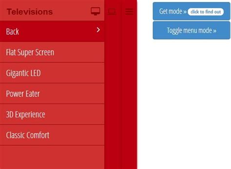 Flexible And Cross Browser JQuery Multi Level Push Menu Plugin Free