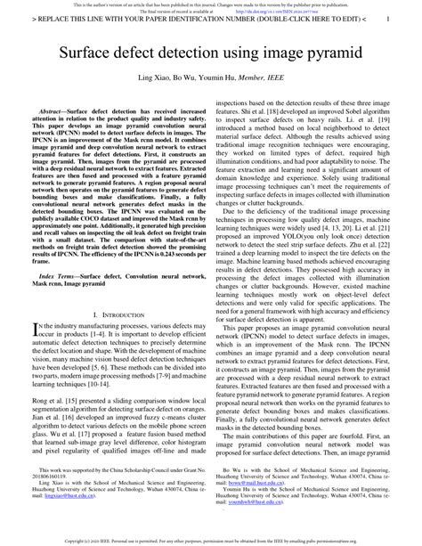 pdf surface defect detection using image pyramid