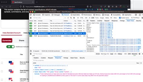 angular dev tool clearly showing json response but not on browser postman python request