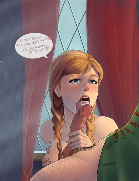 Rule 34 Anna Frozen Blue Eyes Braid Cum Cum On Tongue Disney Facial Fellatio Female Freckles