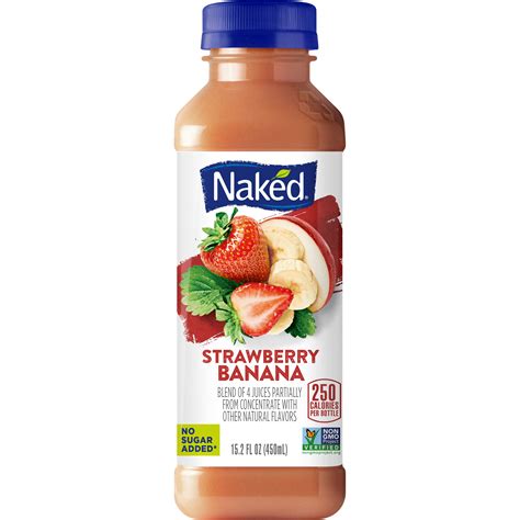 Naked Juice Strawberry Banana 15 2 Fl Oz Walmart