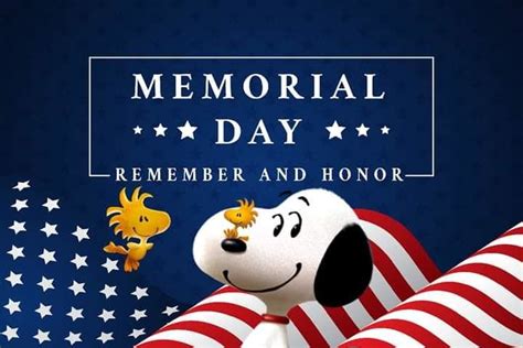 Snoopy Memorial Day Message Remember And Honor Pictures Photos And