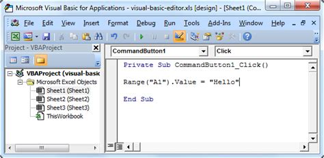 the excel blog how to use visual basic editor in excel vba