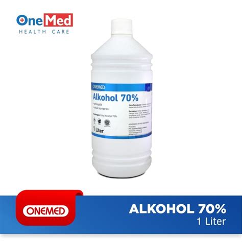 Jual Alkohol 70 Persen OneMed 1Liter MR Shopee Indonesia
