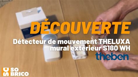 Découvrez le détecteur de mouvement THELUXA mural extérieur S180 WH