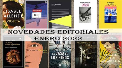 NOVEDADES EDITORIALES ENERO 2022 1 PARTE TU LIBRO Y TU