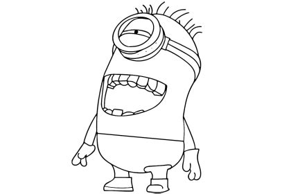 Minions Ausmalbilder Kostenlos