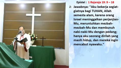 Ibadah Minggu Xv Setelah Trinitatis September Youtube