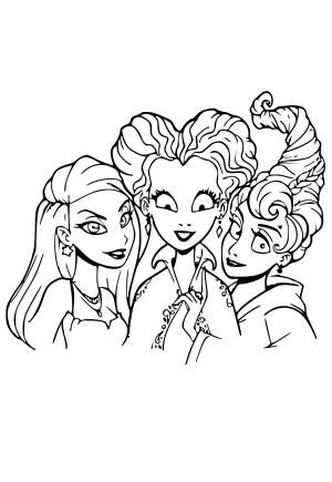 49 Dibujos E Imagenes El Retorno De Las Brujas Para Colorear Y Imprimir