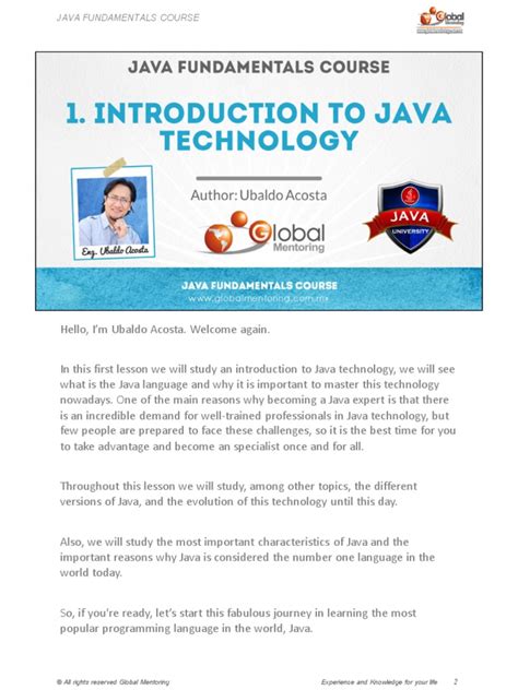 java fundamentals introduction pdf java software platform java programming language