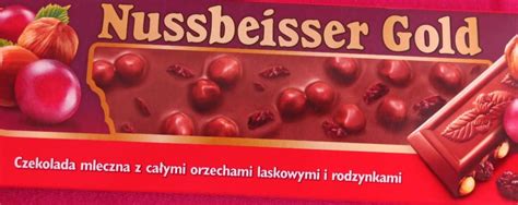 Nussbeisser Gold Czekolada mleczna z całymi orzechami laskowymi i