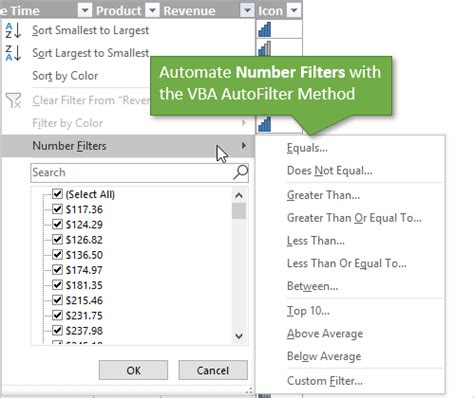 How To Filter For Numbers With VBA Macros In Excel Excel Campus