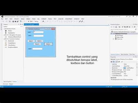 Tutorial Membuat Kalkulator Sederhana Dengan Vb Net Youtube