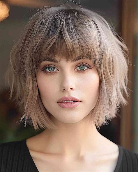 Choppy Layered Bobs For Thick Hair To Be Less Poofy Short Hair