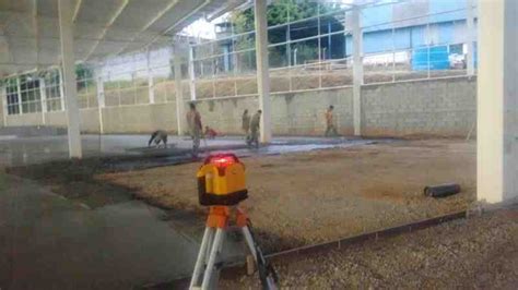 Nivelamento a laser de piso de concreto Piso São Paulo