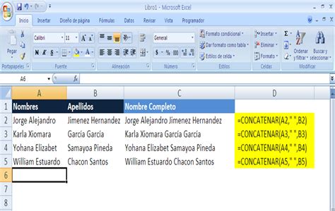 Funci 243 N Concatenar En Excel 2010 Youtube Riset
