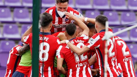 El Atlético de Madrid campeón de Liga tras ganar en Valladolid
