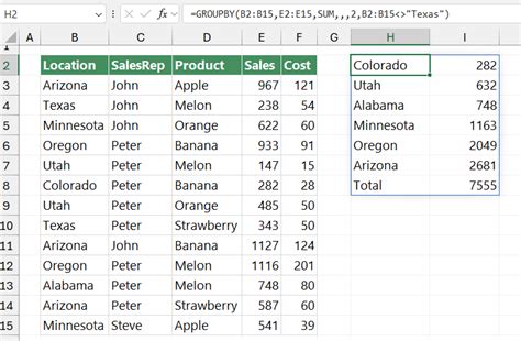how to use the groupby function in excel quick guide