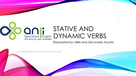 Stative And Dynamic Verbs List Pdf