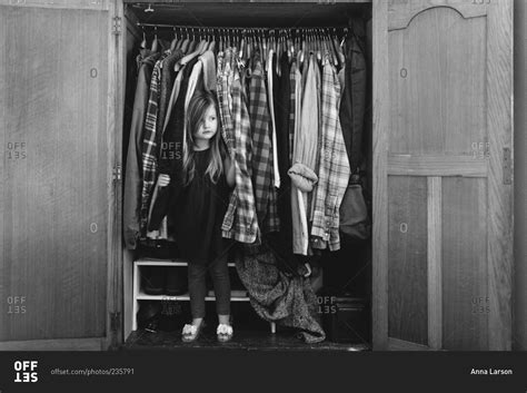 Girl Hiding In The Closet