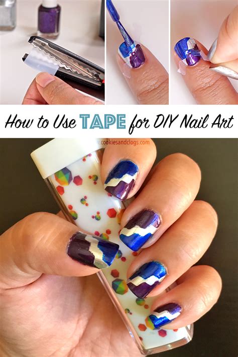 7 Easy Steps To Using Tape For DIY Nail Art At Home