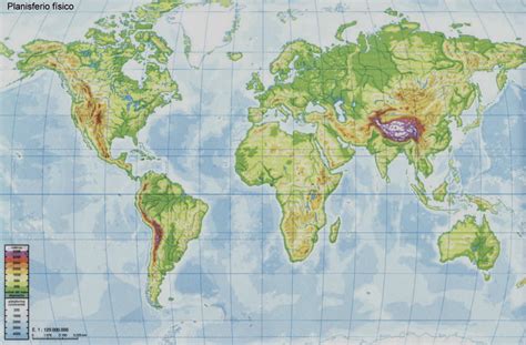 Juegos de Geografía Juego de Planisferio físico Cerebriti
