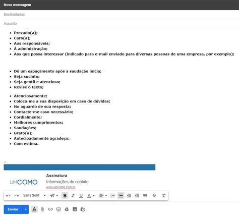 Como Mandar Um E Mail Formal Solicitando Algo Exemplos E Regras