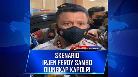 Kapolri Beberkan Skenario Awal Irjen Sambo Hingga Lakukan Mutasi