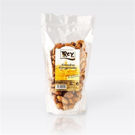 Bolsa de Almendras Garrapiñadas REY Productos típicos de Extremadura