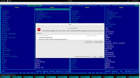 Pressing Any Key Cause Error Message Src Unix Utilsx Cpp