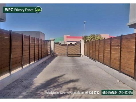 WPC Fence Abu Dhabi Composite Wood Fence Supply And Install In Abu