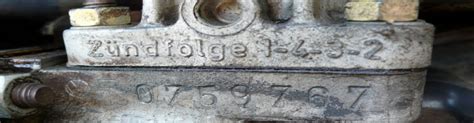 How To Decipher Your VW Beetle Engine And Chassis Numbers Heritage