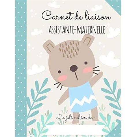 1121 CARNET DE LIAISON NOUNOU Cahier De Transmissions Assistante