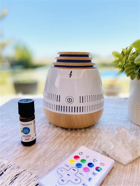 Diffuseur enceinte Aromasound compagnon bien être de mes méditations