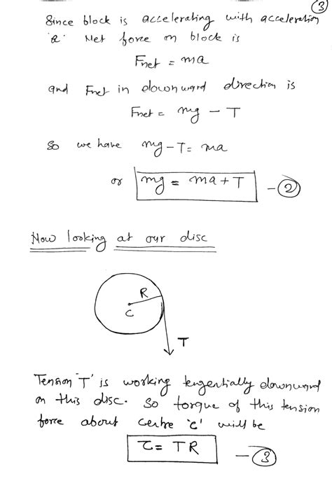 Solved C Figure 3 2 Shows A Uniform Disc With Mass M 2 50 Kg