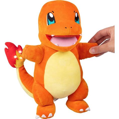 Pokemon Flame Action Glumanda Plüschfigur 30 cm Kuscheltier kaufen