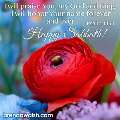 Happy Sabbath Brenda Walsh Scripture Images