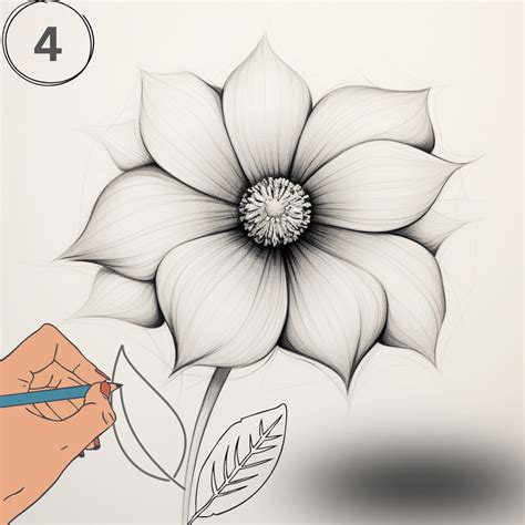 How To Draw Flower Sketch Best Flower Site