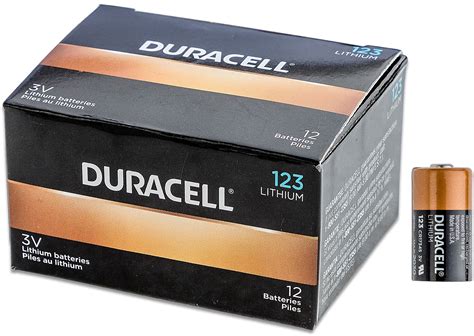 Duracell Ultra Lithium CR123A Batteries 12 Pack KnifeCenter