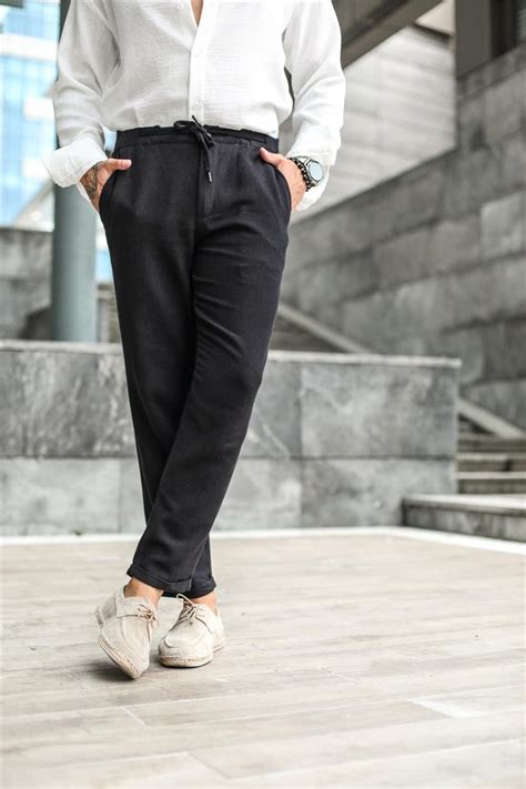 Pamuklu Bel Ba Lamal Pantolon Out Fit Man