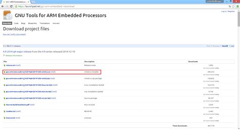 embedded installation toolchain arm cortex m0 m3 m4