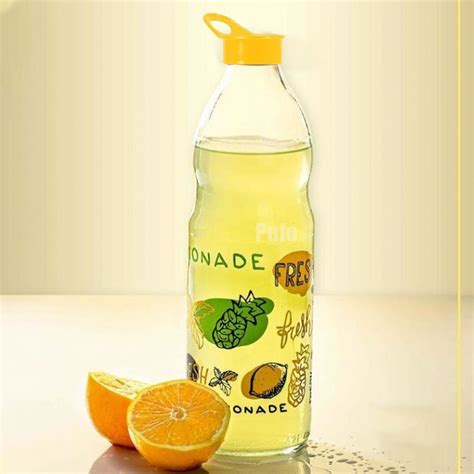 Sticla Pentru Apa Pufo Lemonade Din Sticla Cu Capac Pentru Apa