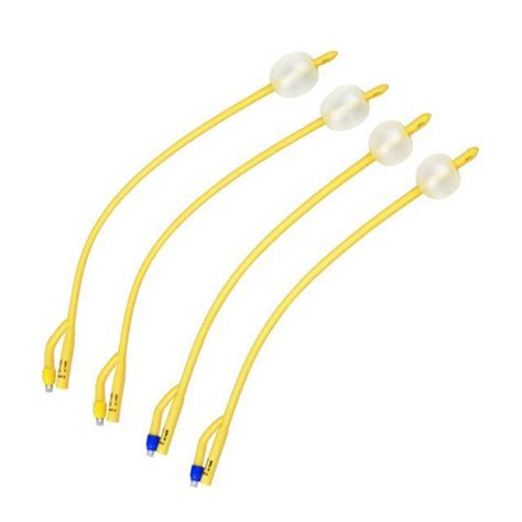 2 Way Latex Foley Catheter Silicone Coated For Single Use China Latex