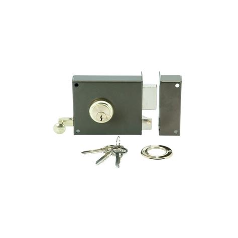 Cerradura Sobreponer Picaporte Y Pasador ILARGI 125A HE08 80mm LLAVES