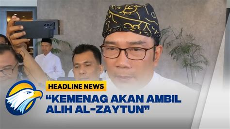 Ridwan Kamil Menyatakan Ponpes Al Zaytun Akan Diambil Alih Kemenag